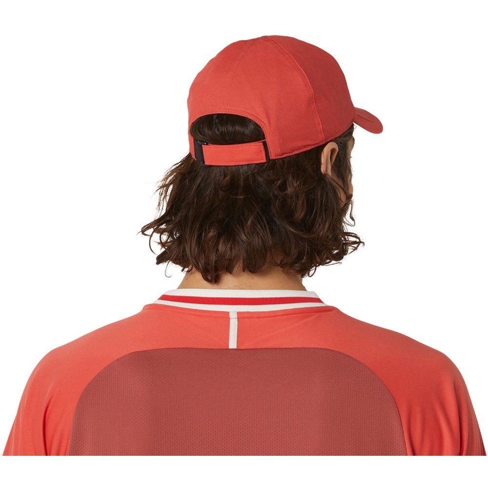 Asics Graphic Tennis Cap Red Snapper | Tennis Warehouse Australia