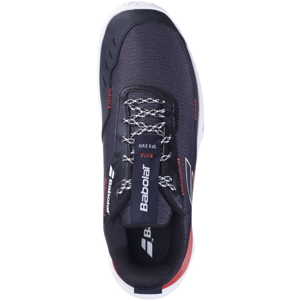 Babolat SFX Evo All Court Black/Fiesta Red Men's Tennis Shoe | Tennis ...