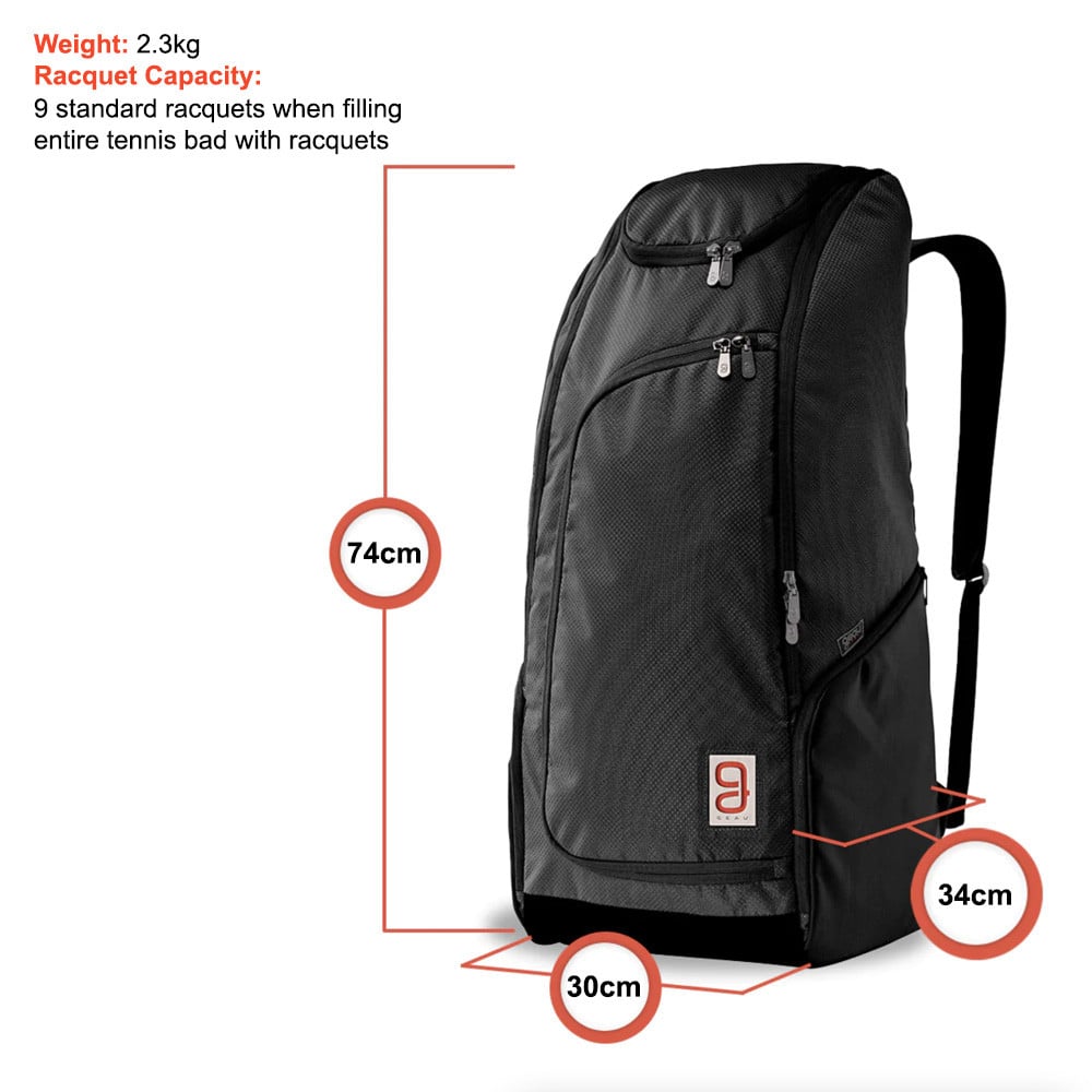 Geau Sport Axiom Racquet Bag 2.0 – 9 Pack | Tennis Warehouse Australia