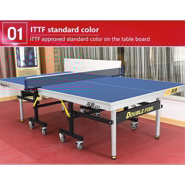 Double Fish 233 WTT Indoor Table Tennis Table | Tennis Warehouse Australia