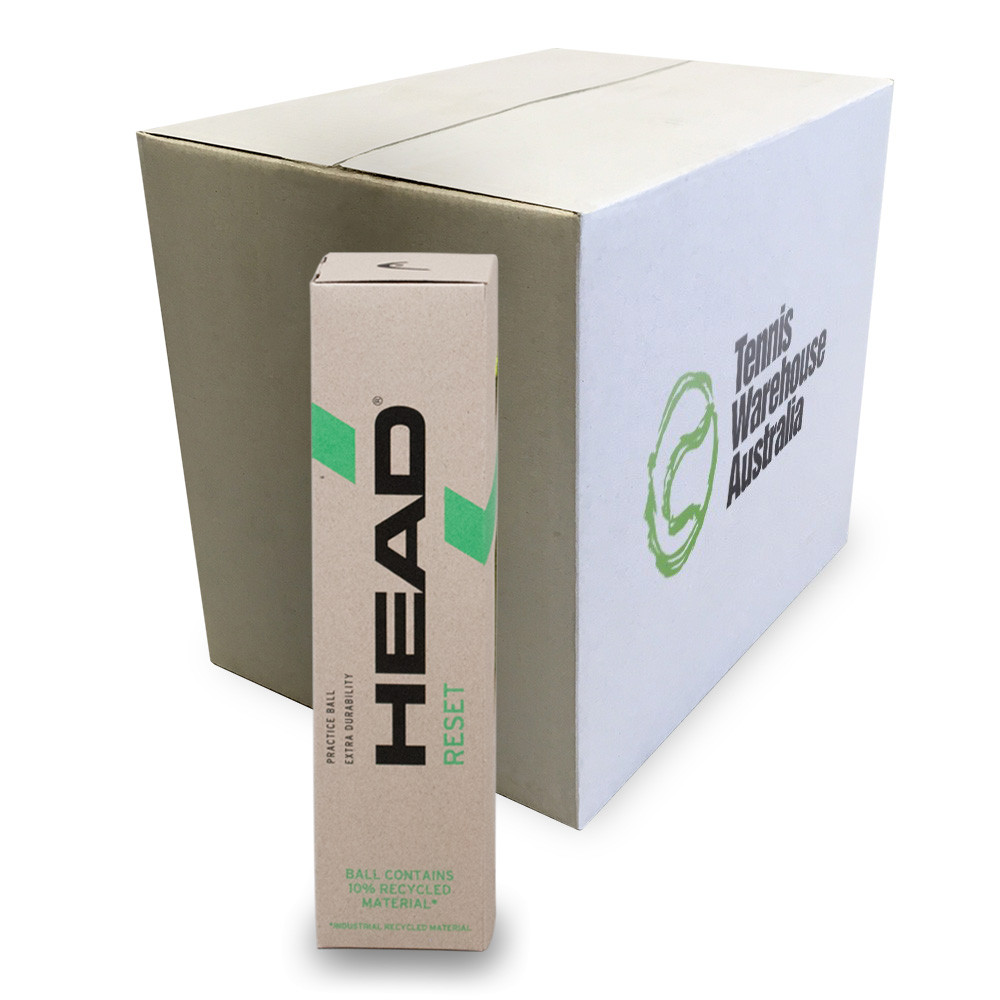 Head Reset Semi-Pressurized Box of Tennis Balls (12 x 4 Ball Cans ...