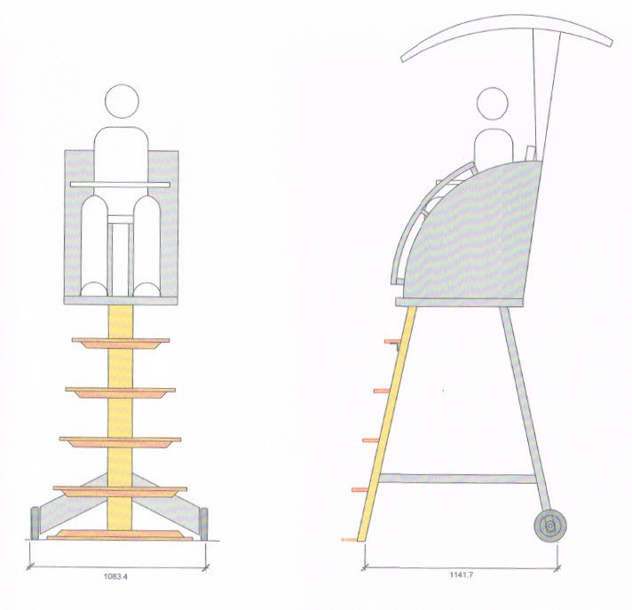 TW3 Umpire's Chair | Tennis Warehouse Australia