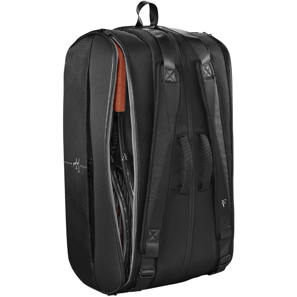 Wilson RF Tournament Black 15 Racquet Tennis Bag | Tennis Warehouse ...